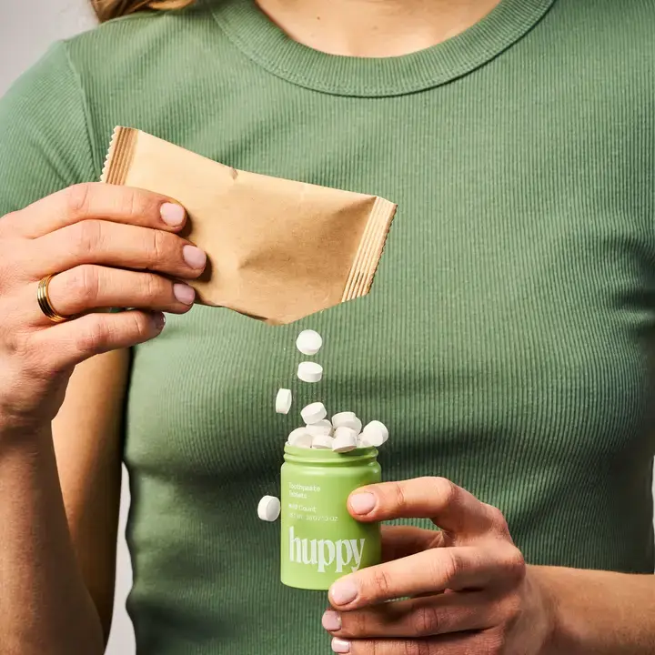 HUPPY | Toothpaste Tablets: Peppermint – THE COLLECTIVE